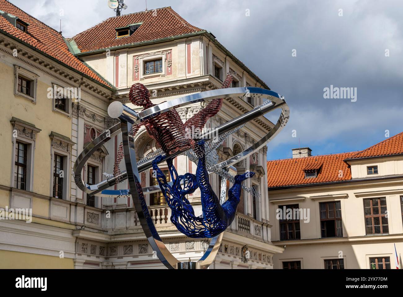 Almost 10 metre tall dynamic sculpture by David Cerny pays tribute to ...