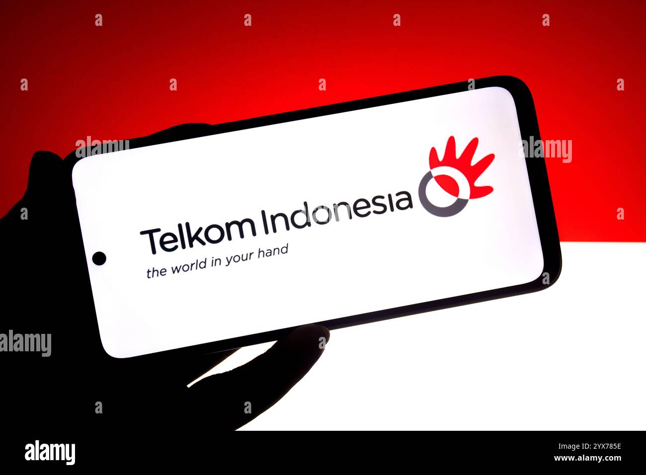 India. 11th Dec, 2024. In this photo illustration, a Telekomunikasi ...