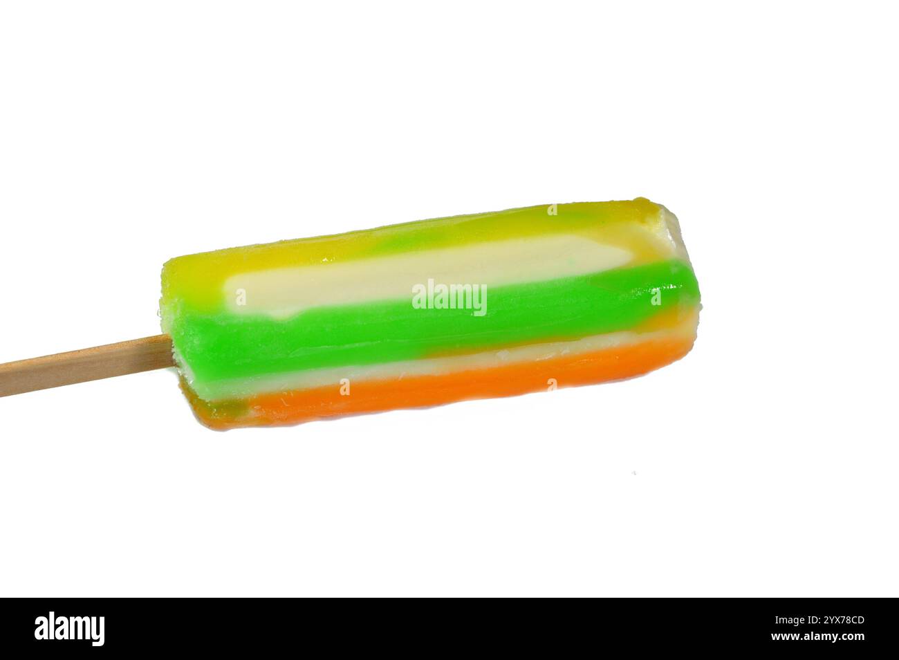 Ice cream bar made of mixed fruits and flavors, an ice cream bar is a ...