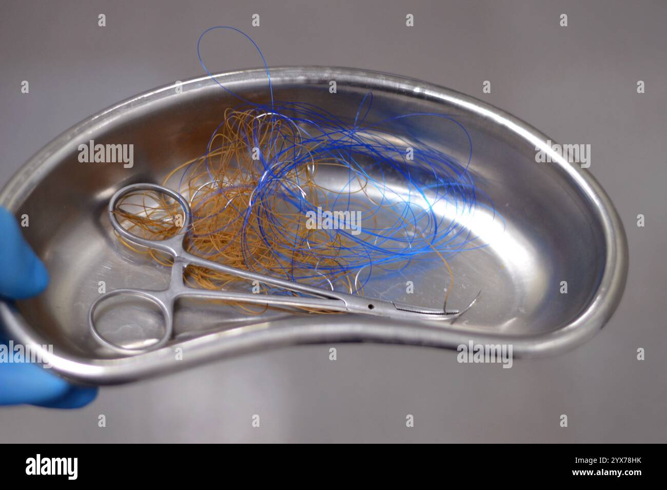 Surgical sutures of Polypropylene non-absorbable and catgut absorbable ...