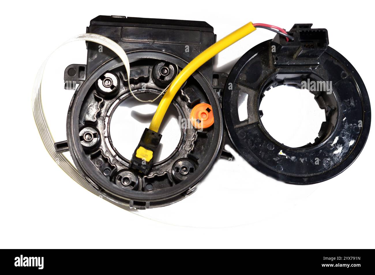 Broken airbag spiral cable clock spring for automobiles, that stores ...