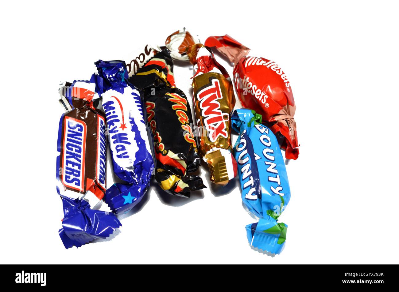 Bounty chocolate bar celebration Cut Out Stock Images & Pictures - Alamy