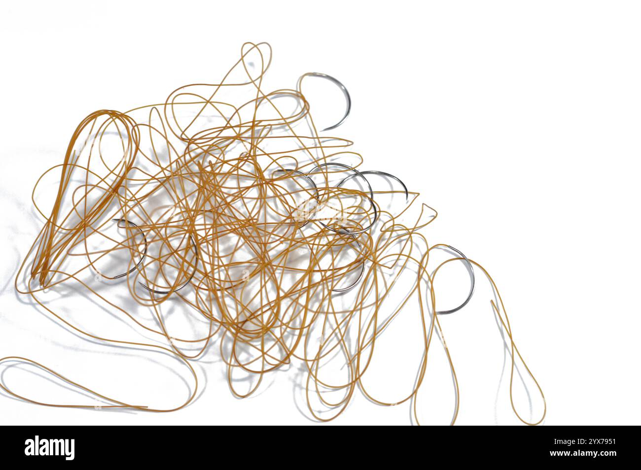 Catgut Suture, sterilized surgical needled absorbable suture, for use ...