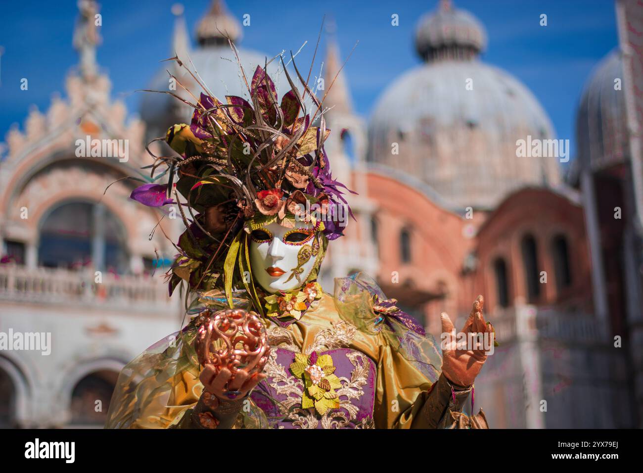 a wonderful mask in Piazza San Marco in Venice for the very funny ...