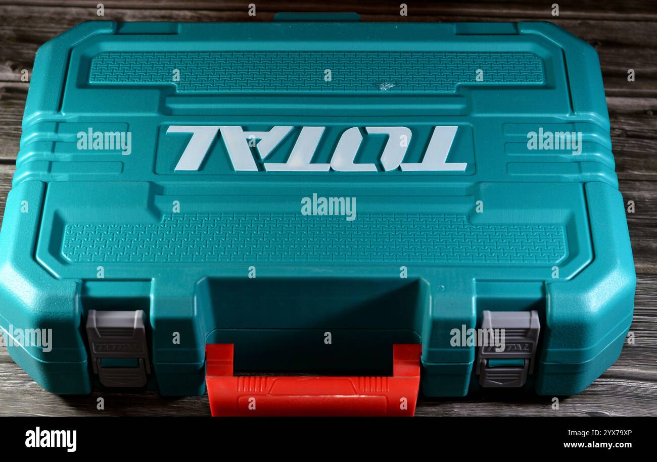 Cairo, Egypt, December 2 2024: Total tools chest, 168 Pcs hand tools ...