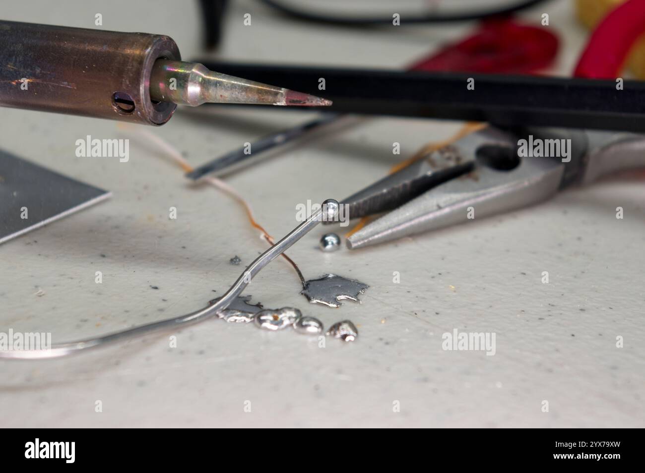 Flux residue hi-res stock photography and images - Alamy