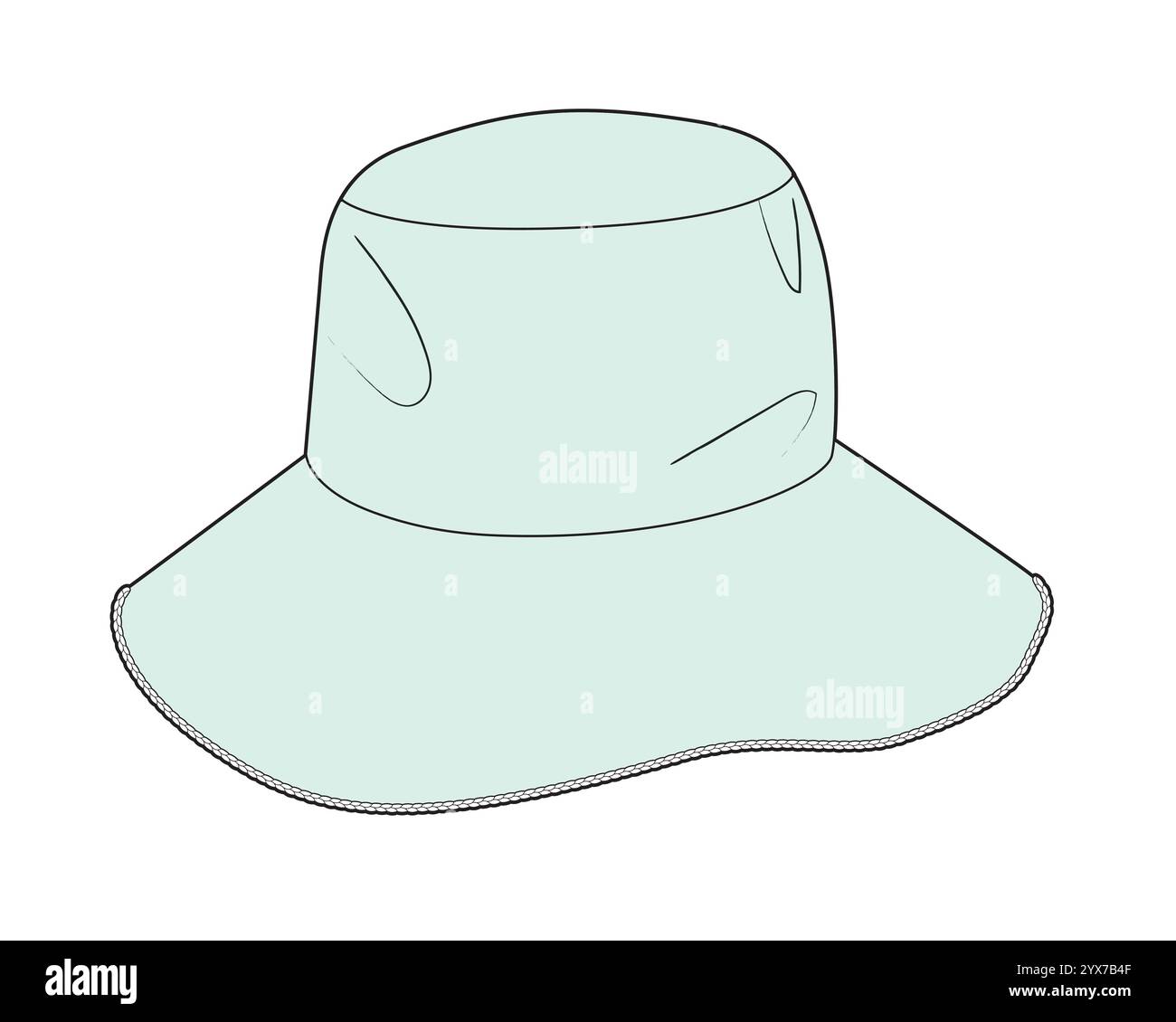 Bucket hat drawing hi-res stock photography and images - Alamy