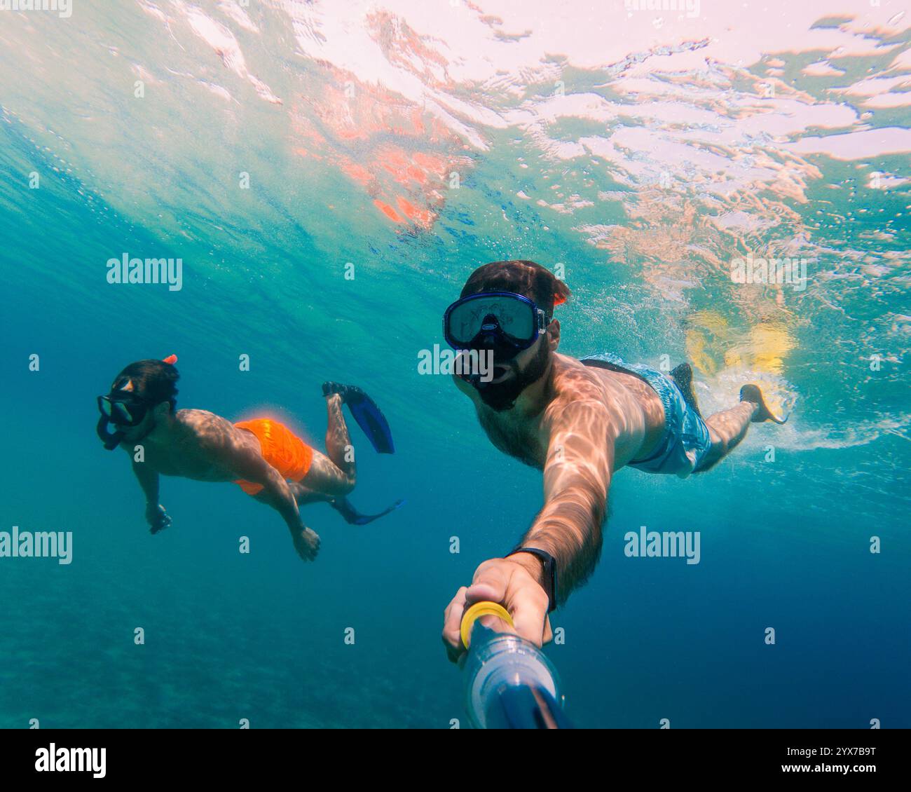 Beard underwater swimming hi-res stock photography and images - Alamy