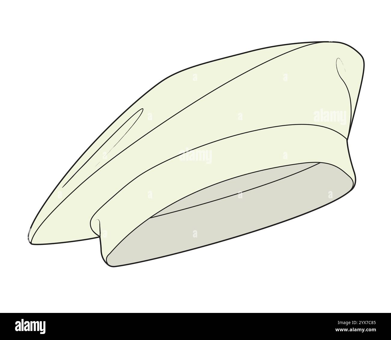 Beret flat sketch hi-res stock photography and images - Alamy