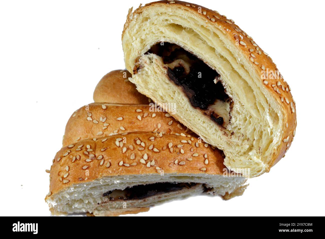Croissant, a buttery, flaky, viennoiserie pastry, inspired by the shape ...