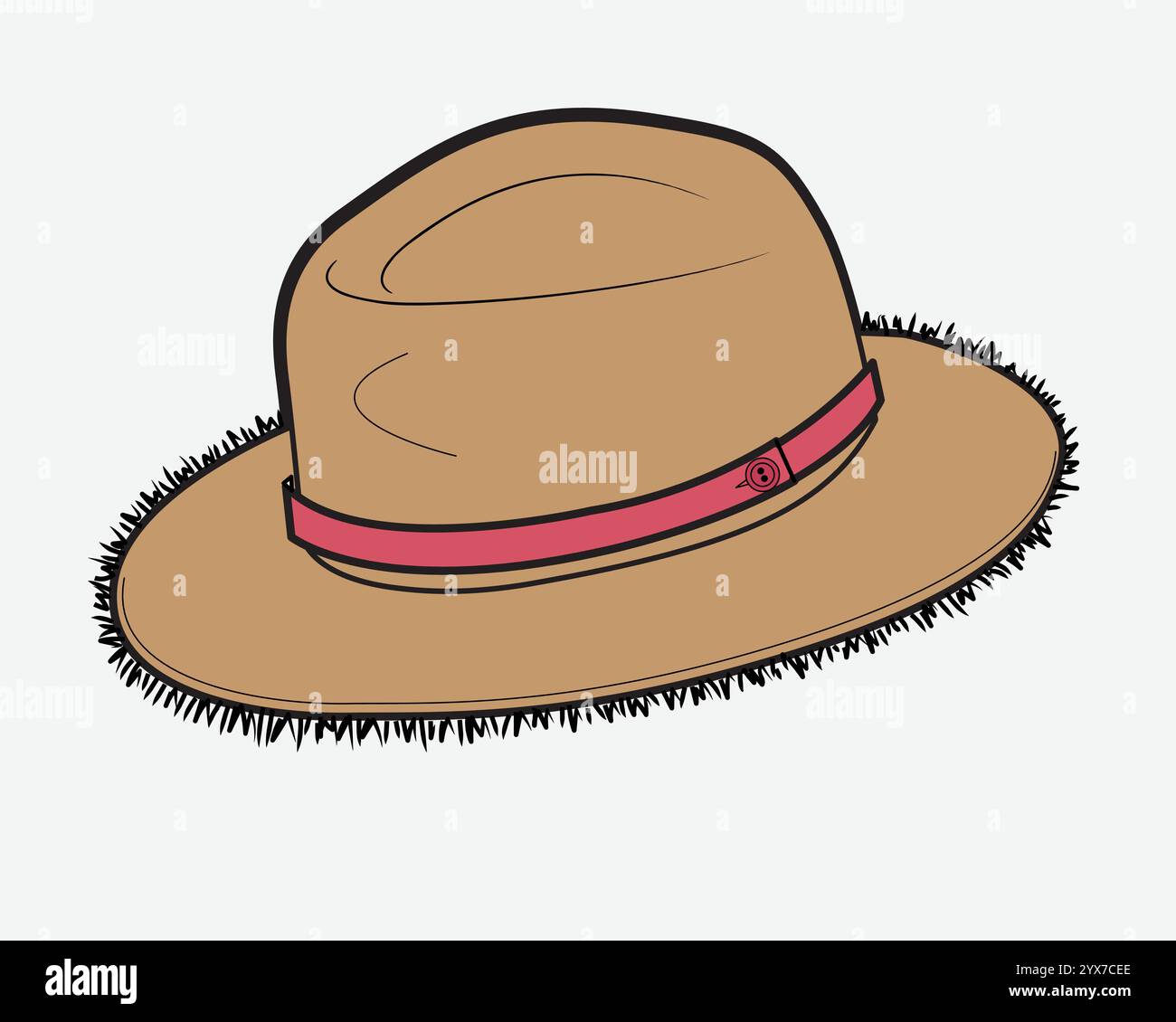 Ladies cowboy hat illustration hi-res stock photography and images - Alamy