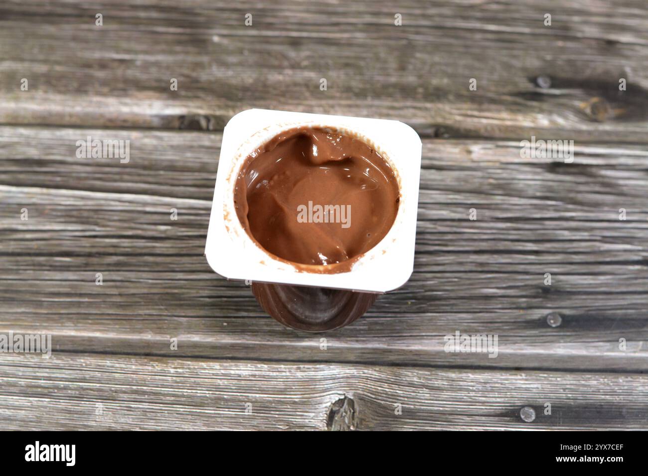 Chocolate pudding, a dessert in the pudding family with chocolate ...