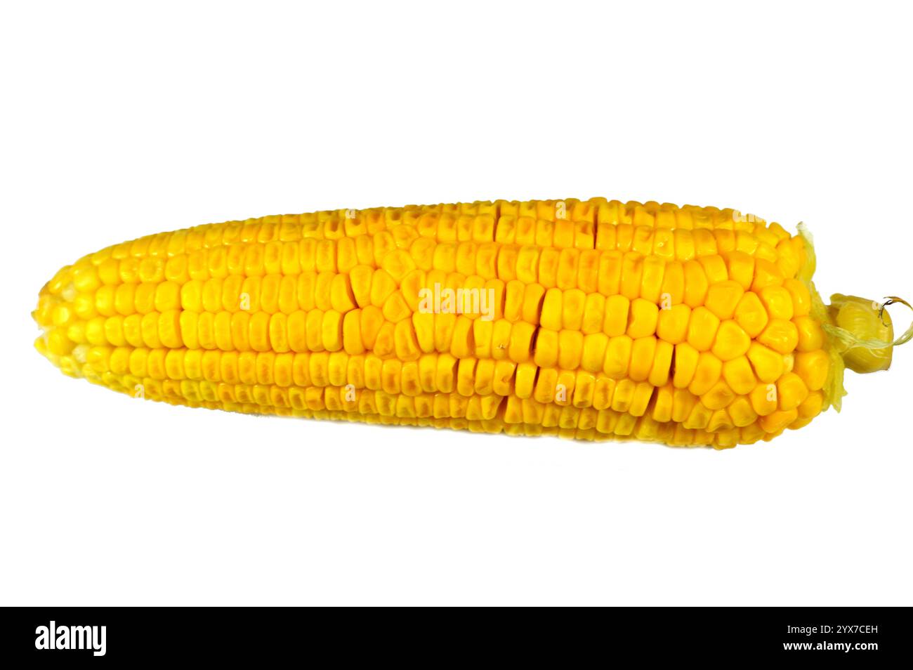 Boiled Sweet corn, sweetcorn sugar pole corn is a variety of maize with ...