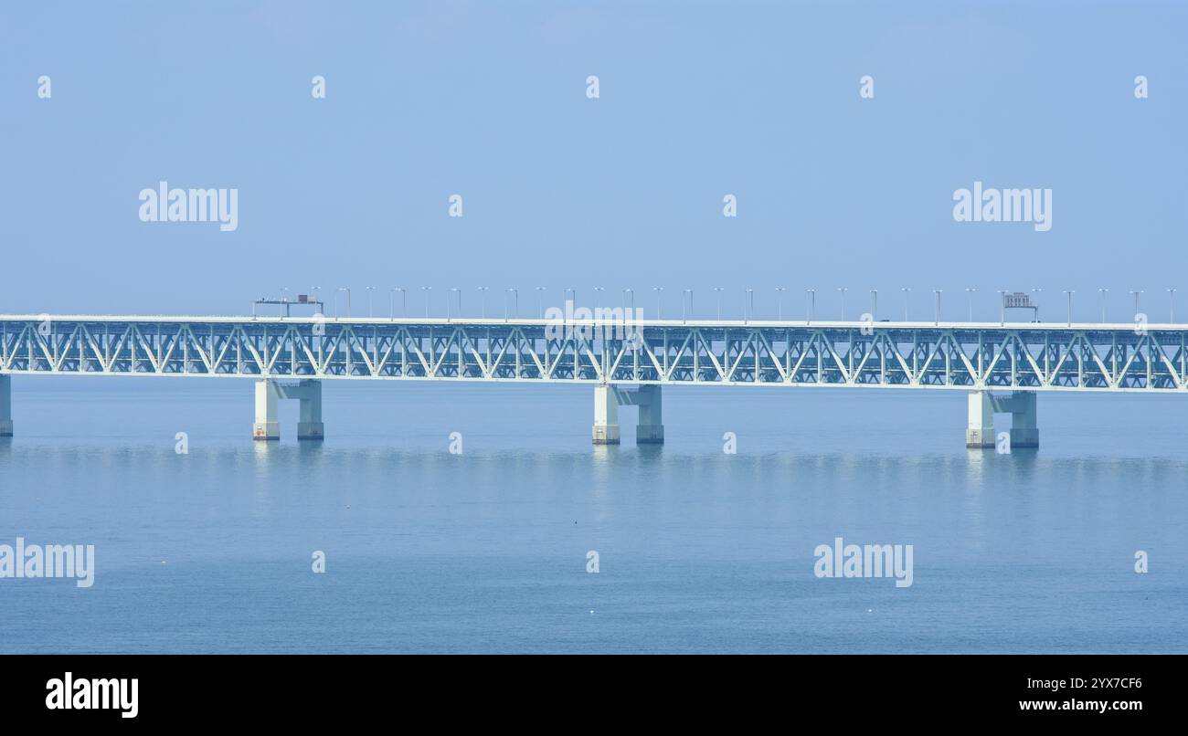 Sky Gate Bridge, Kansai International Airport Access Bridge, connecting ...