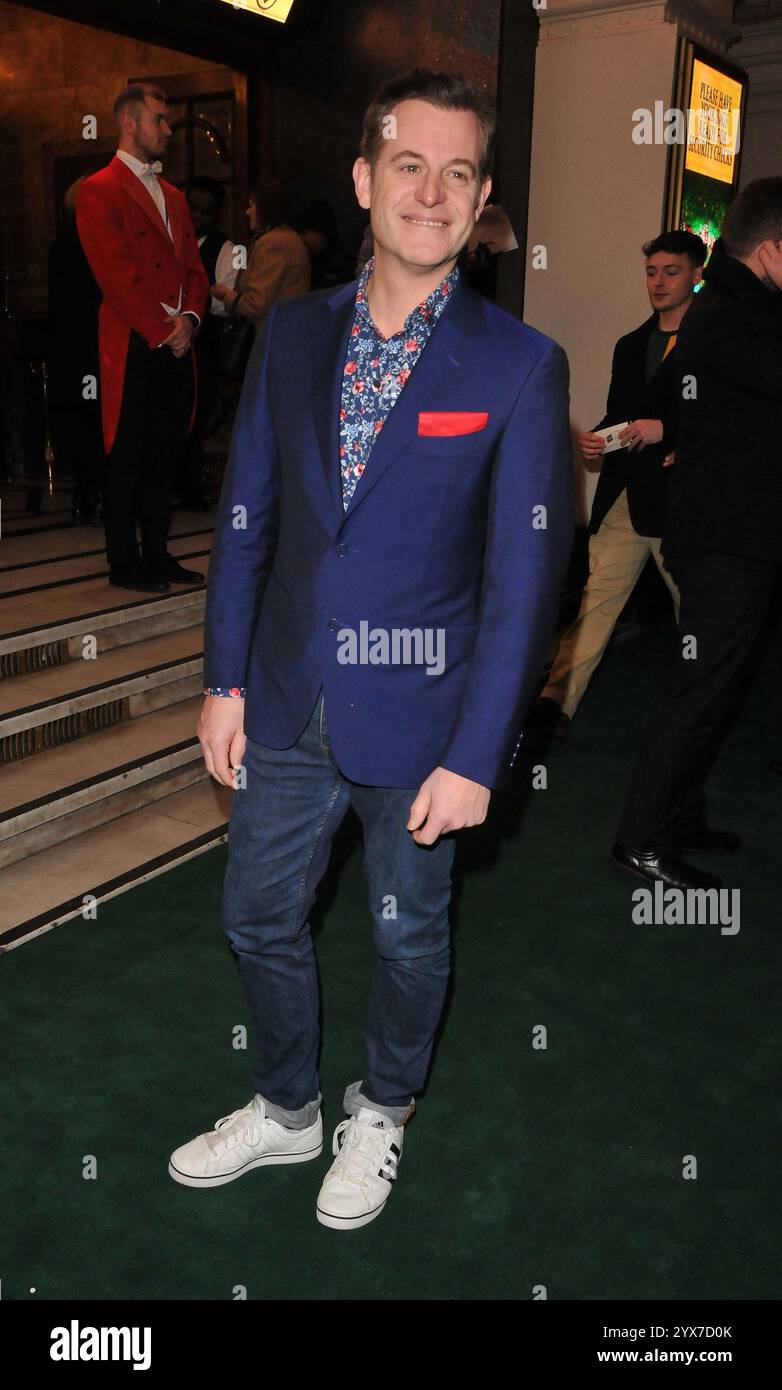 Matt Baker at the "Robin Hood" panto press night, The London Palladium ...