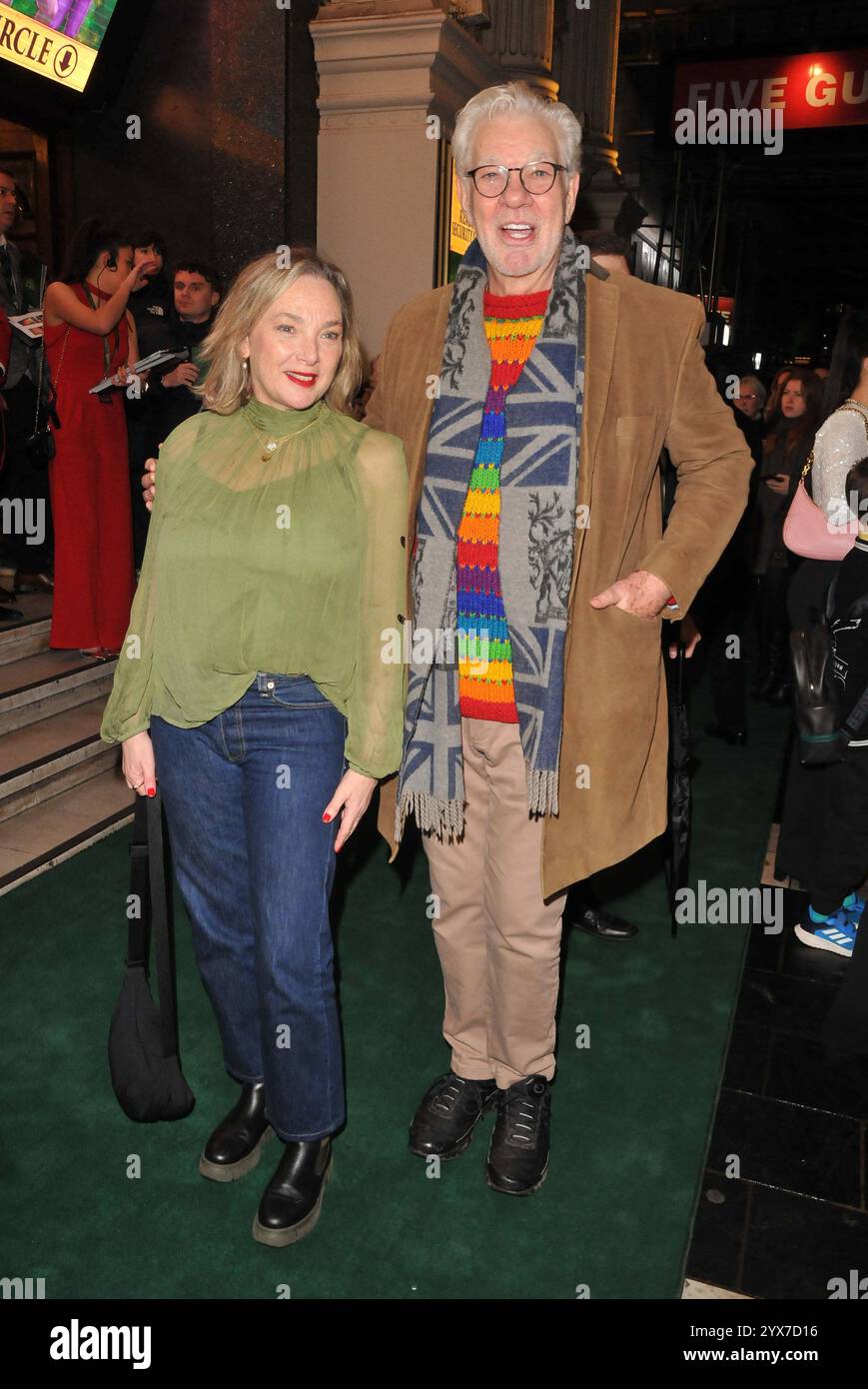 Emma Amos and Matthew Kelly at the "Robin Hood" panto press night, The ...