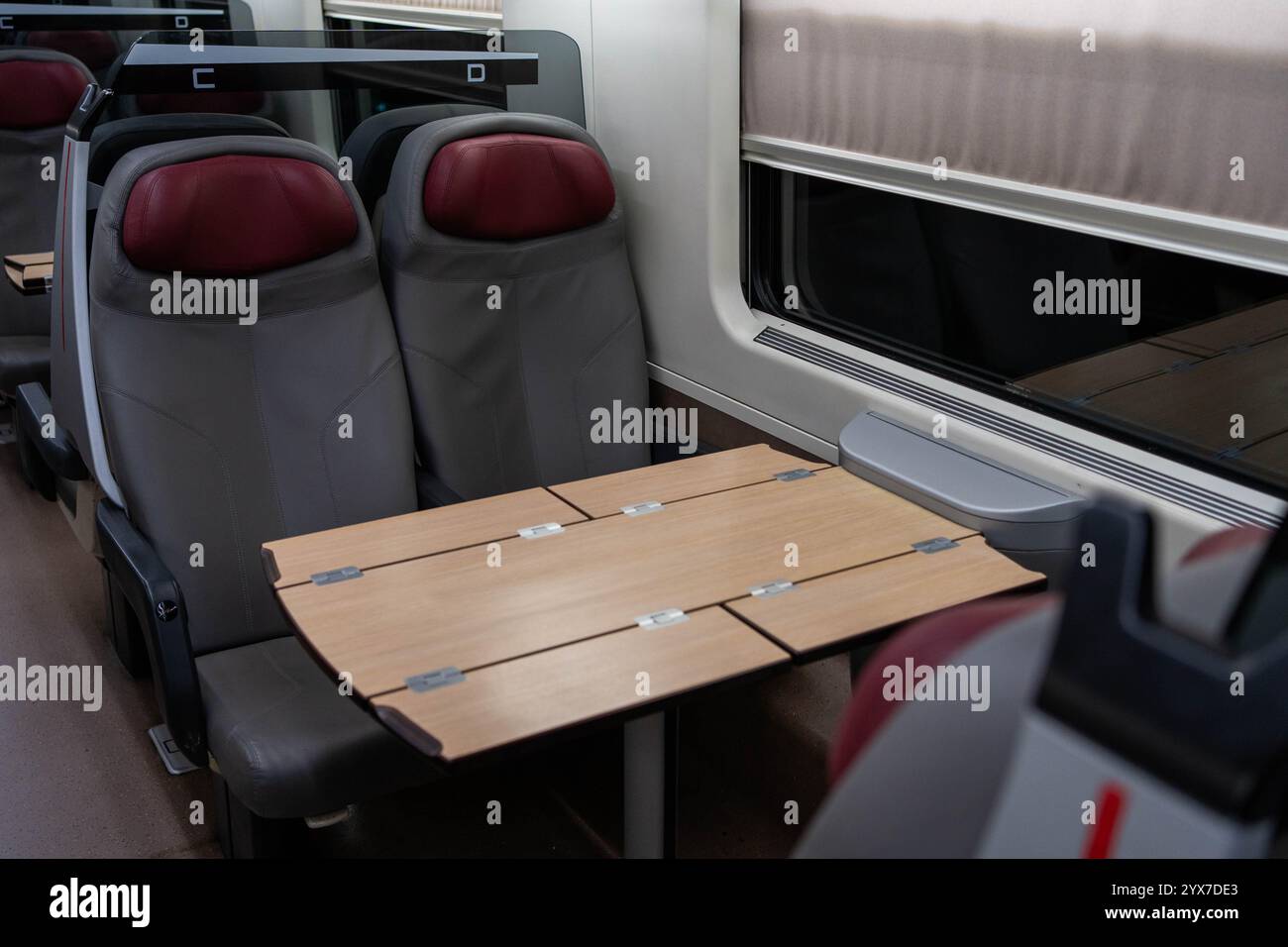 Empty train interior ready hi-res stock photography and images - Alamy