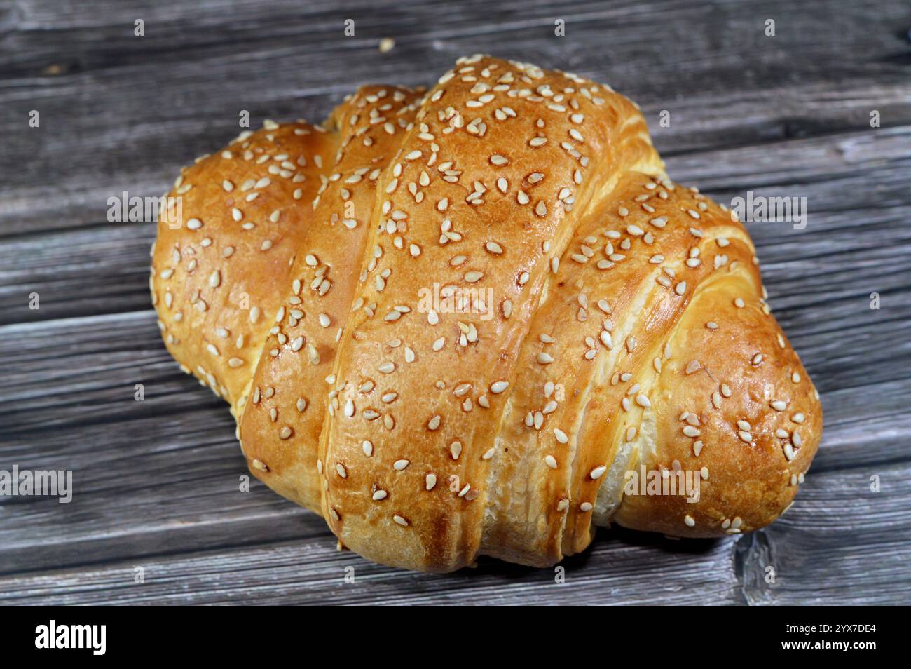 Croissant, a buttery, flaky, viennoiserie pastry, inspired by the shape ...