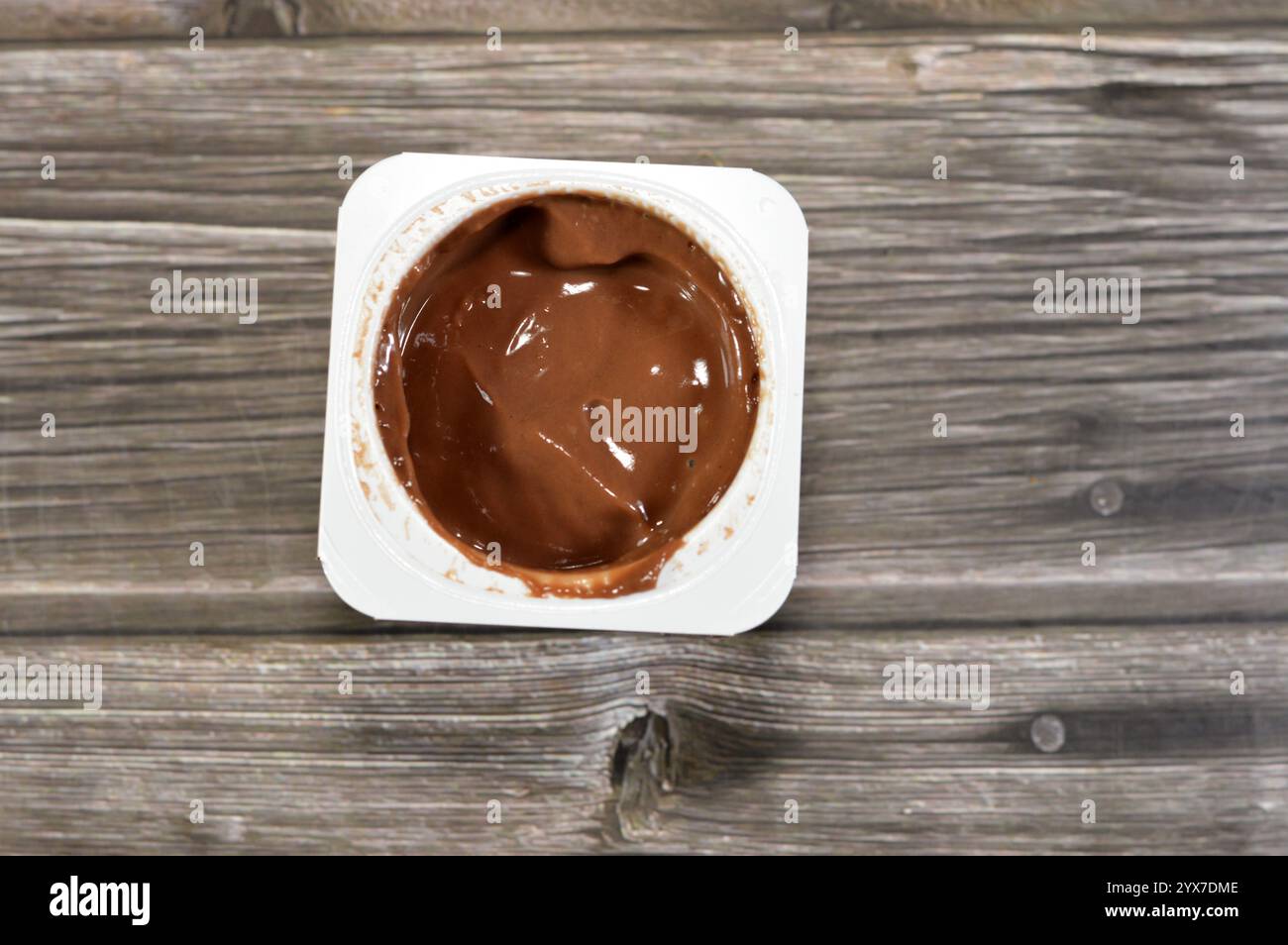 Chocolate pudding, a dessert in the pudding family with chocolate ...