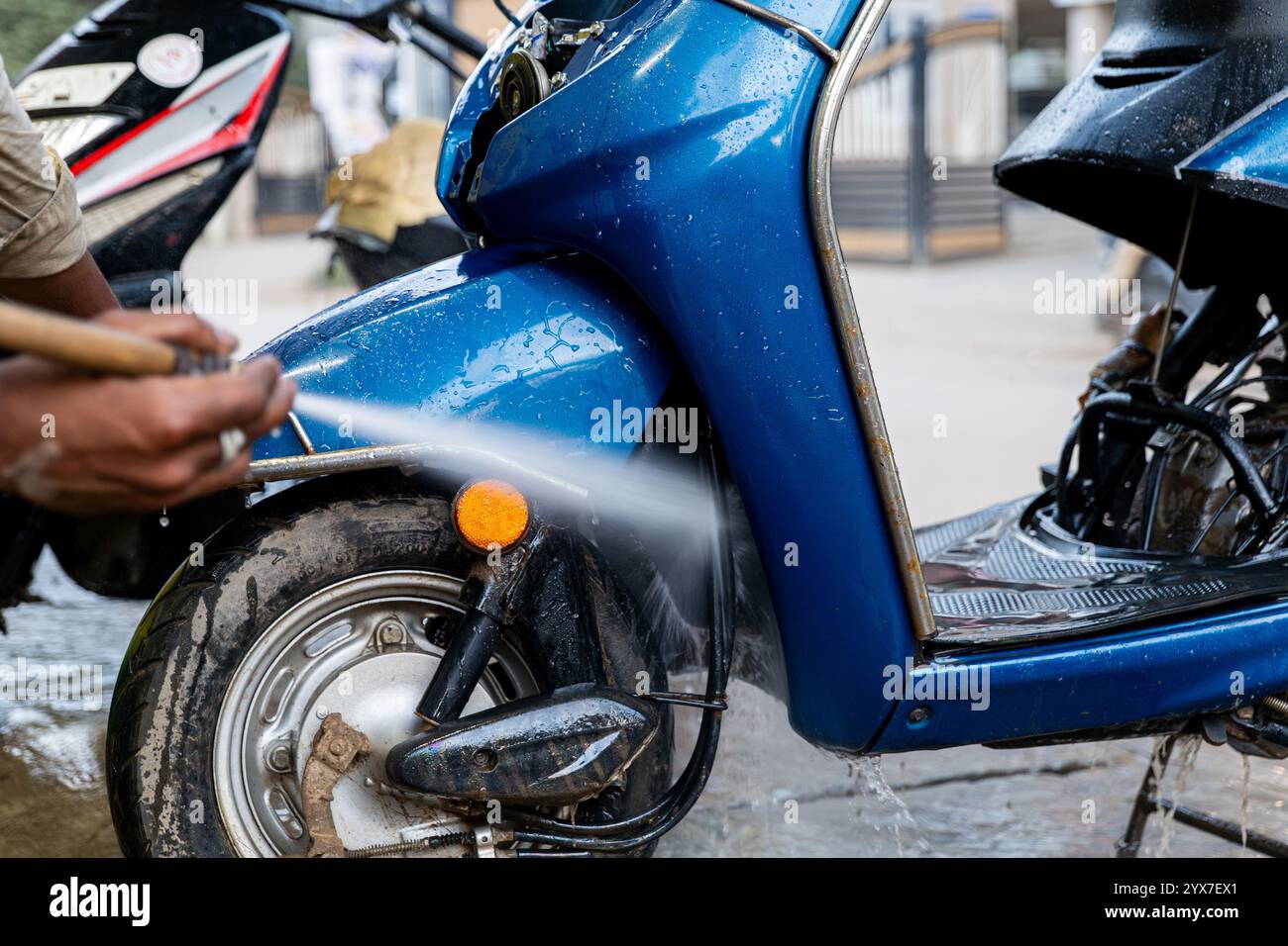 Thorough wash motorcycle clean up hi-res stock photography and images ...