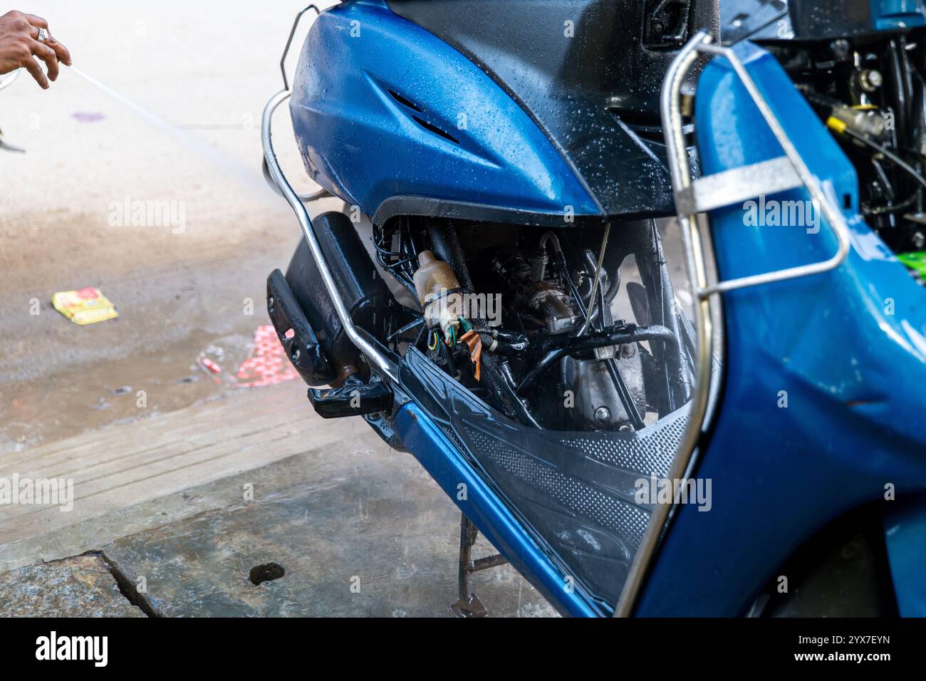 Thorough wash motorcycle clean up hi-res stock photography and images ...