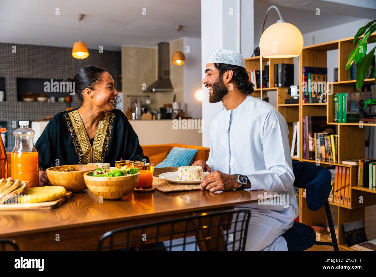 Traditional emirati family meal hi-res stock photography and images - Alamy