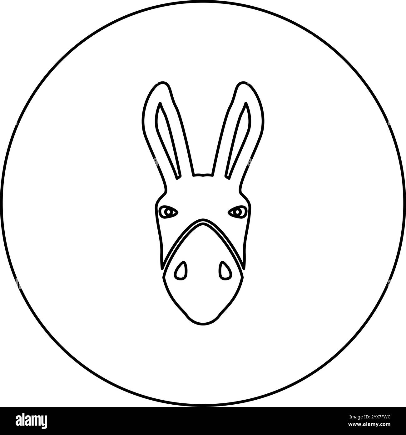 Cute donkeys Stock Vector Images - Alamy