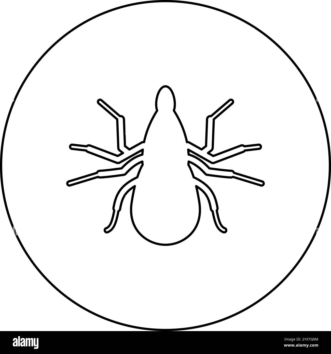 Tick insect bite Stock Vector Images - Alamy