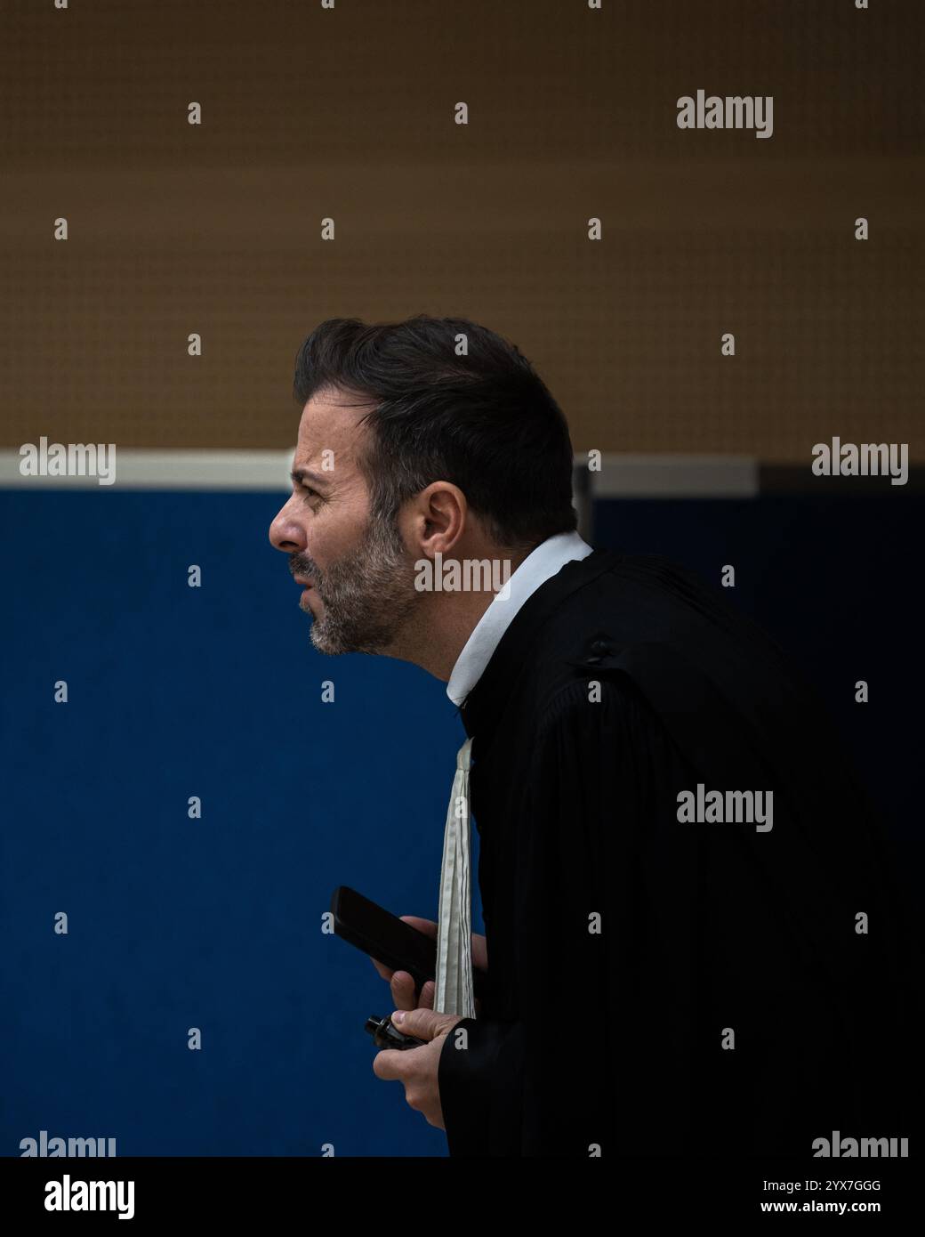 Avignon, France. 13th Dec, 2024. Antoine Camus, Gisele Pelicot's lawyer ...