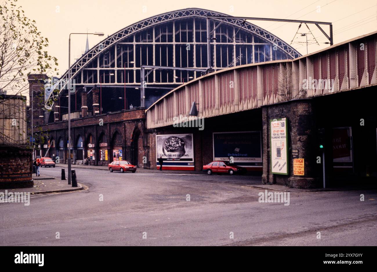 Looking down Pancras Road towards St. Pancras Station. Pancras Road, St ...