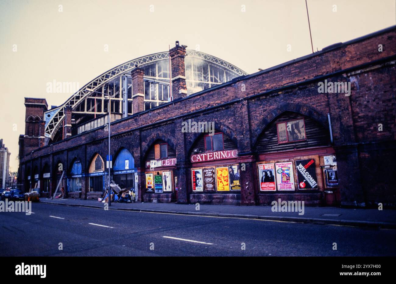 Looking down Pancras Road towards St. Pancras Station. Pancras Road, St ...