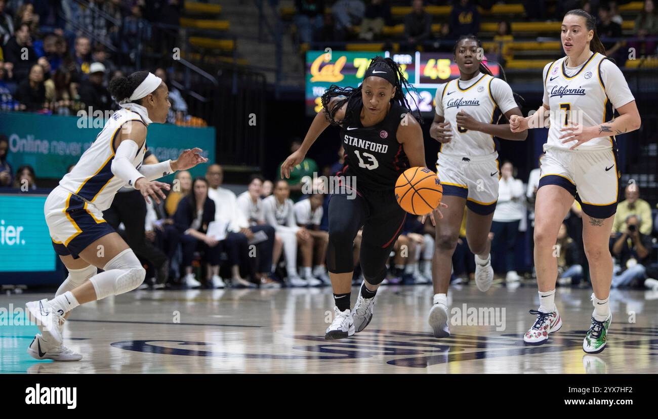 Haas Pavilion Berkeley Calif, USA. 13th Dec, 2024. CA U.S.A. Stanford ...
