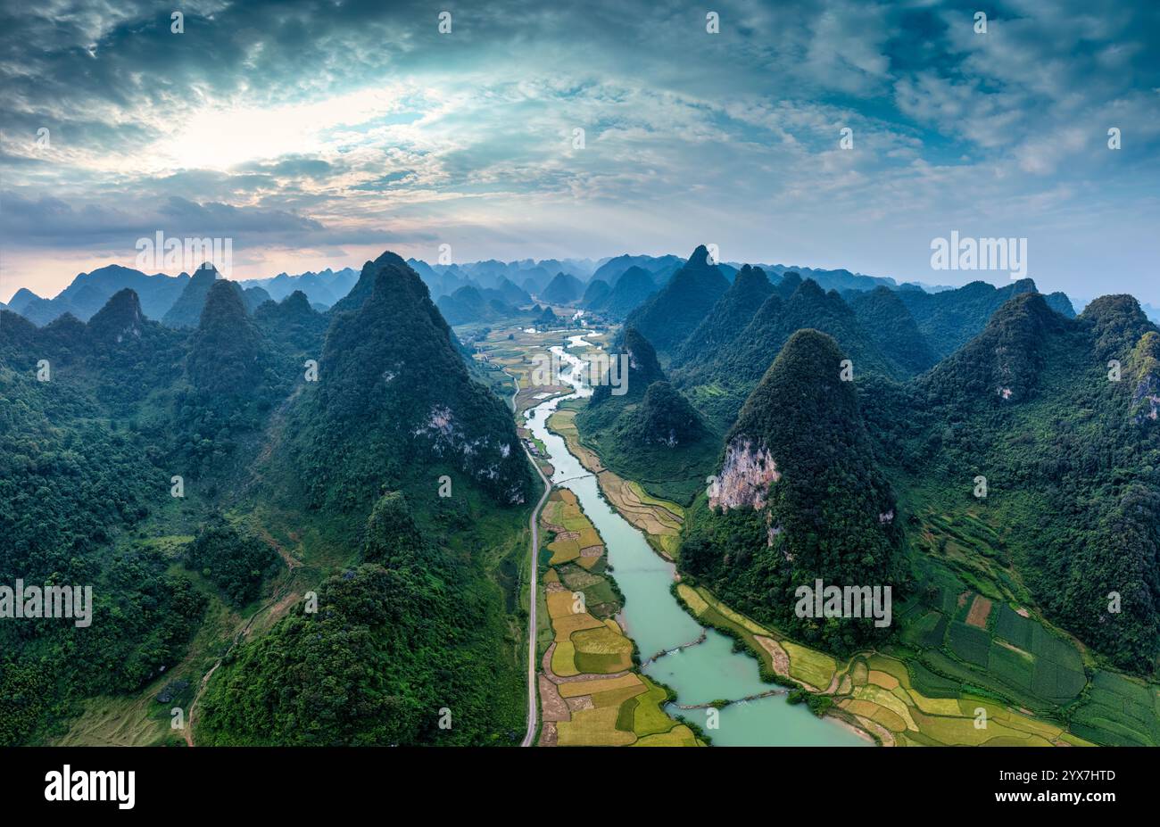 Aerial View Phong Nam Valley Hi Res Stock Photography And Images Alamy