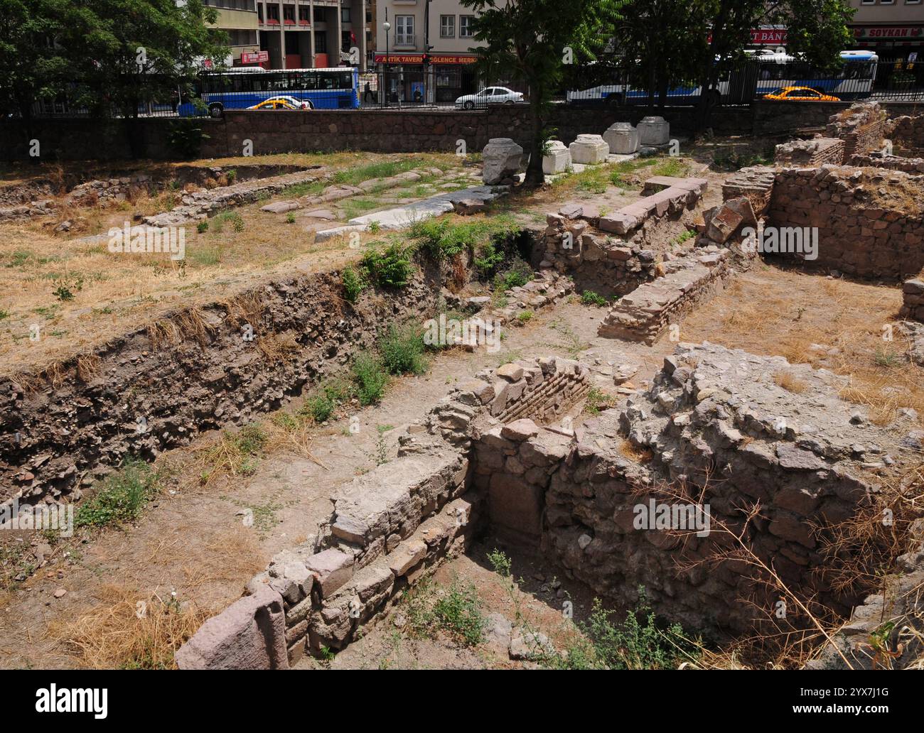 The Roman Bath in Ankara, Turkey, is from the ancient period Stock ...