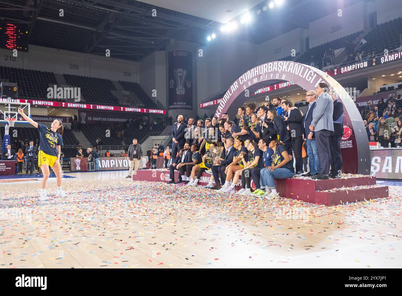 ANKARA TURKEY, December 04, 2024: Turkish Presidential Cup game played ...
