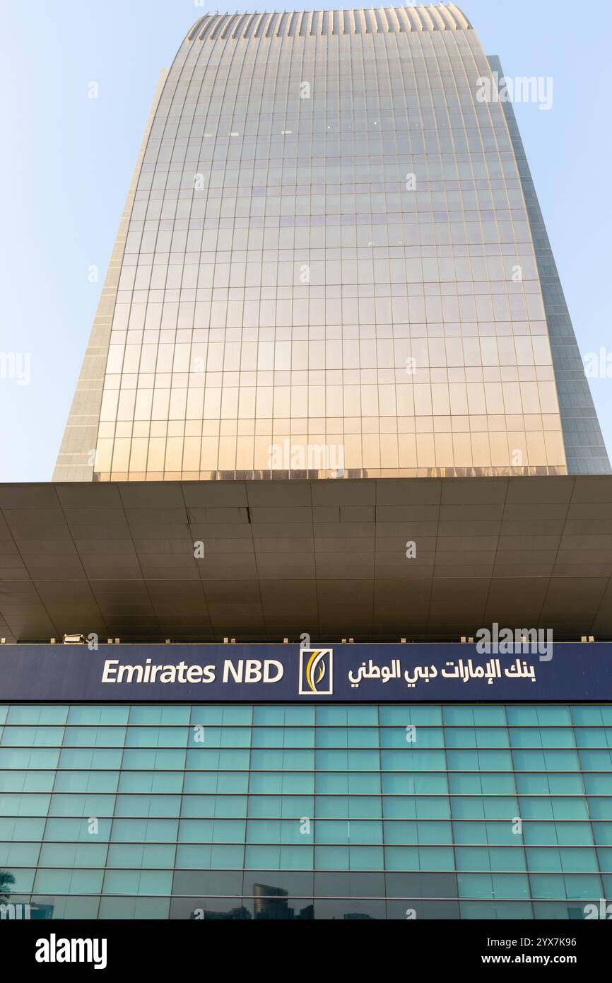 Emirates NBD bank in Riggat Al Buteen in Dubai City, United Arab ...
