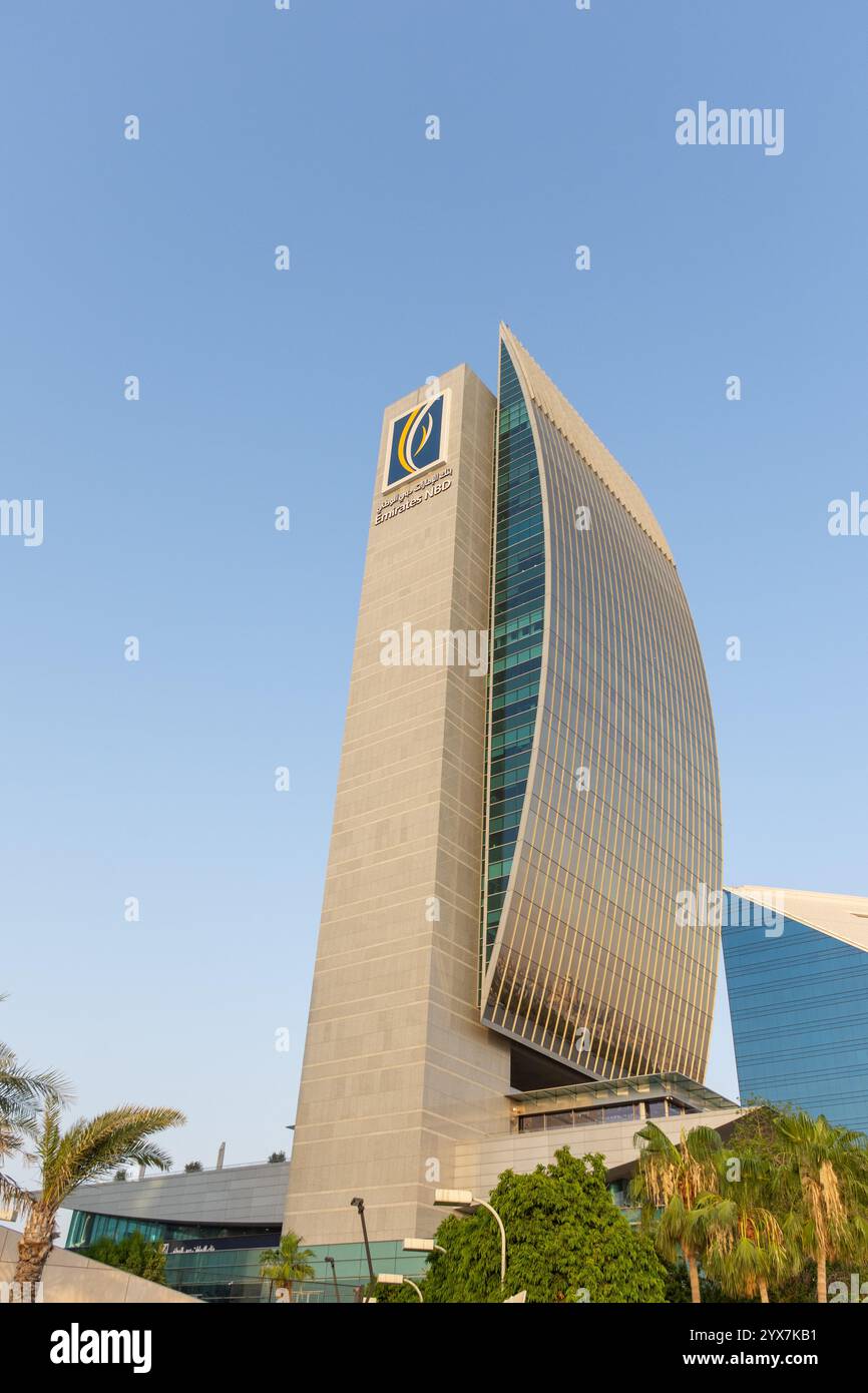 Emirates NBD bank in Riggat Al Buteen in Dubai City, United Arab ...