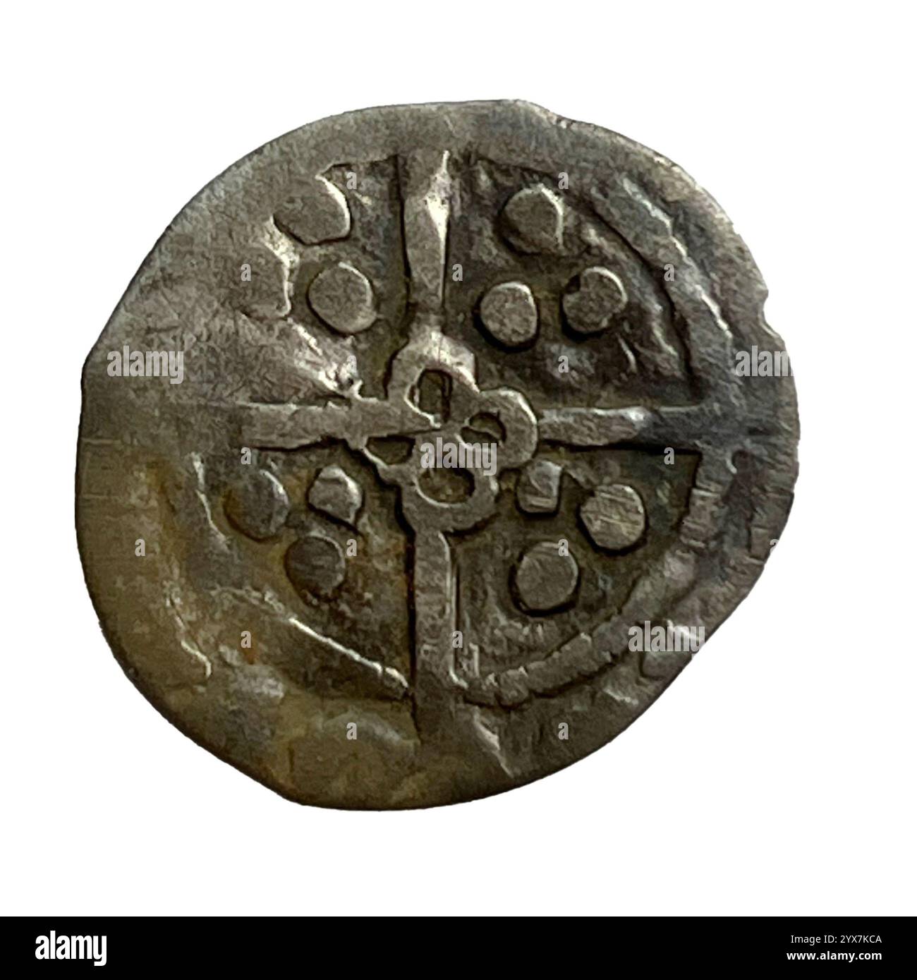 Richard III Irish Penny, Dublin mint, annulets to either side of neck ...
