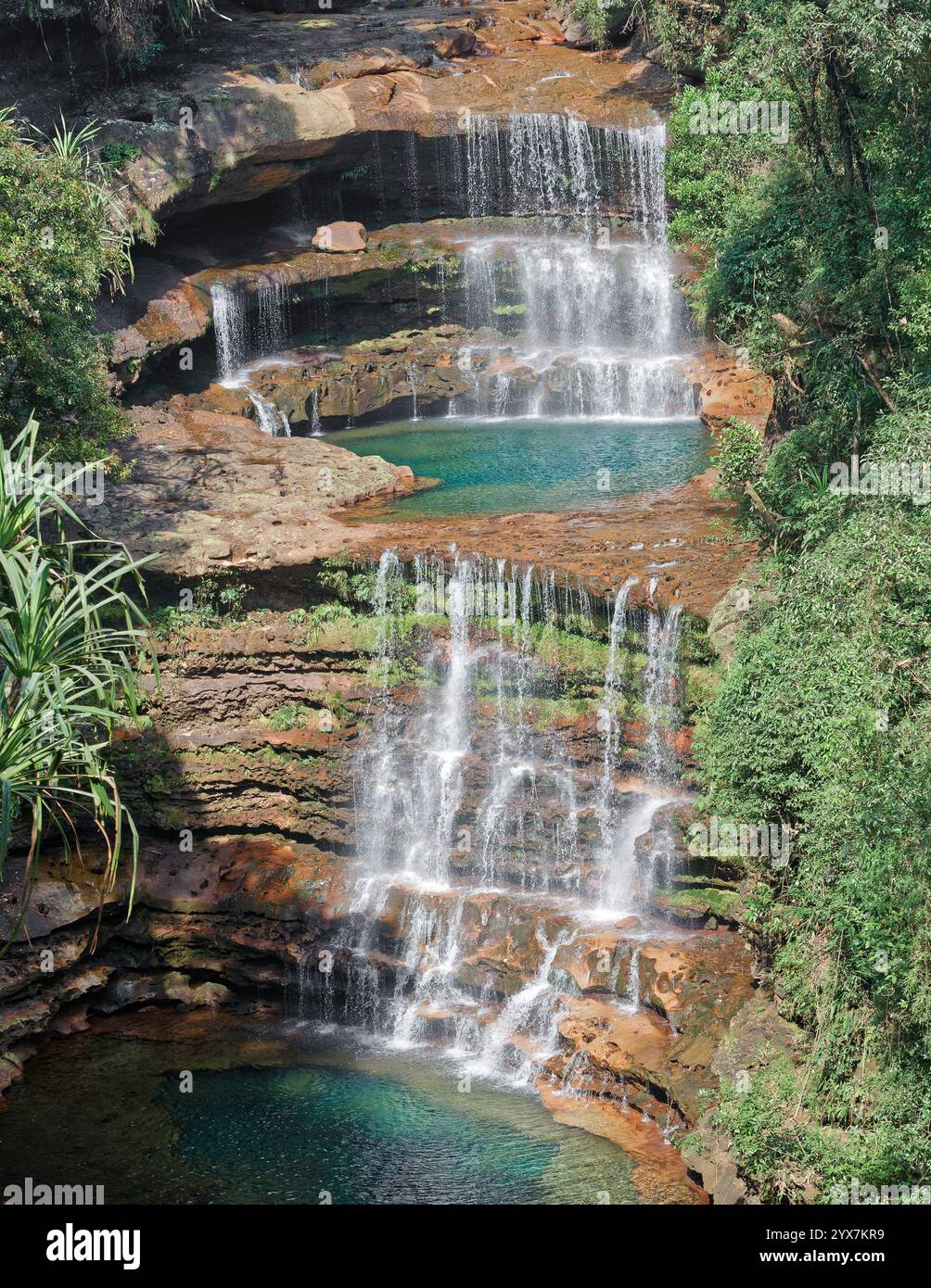 Wai Sawdong three layer natural waterfall, most beautiful waterfall in ...