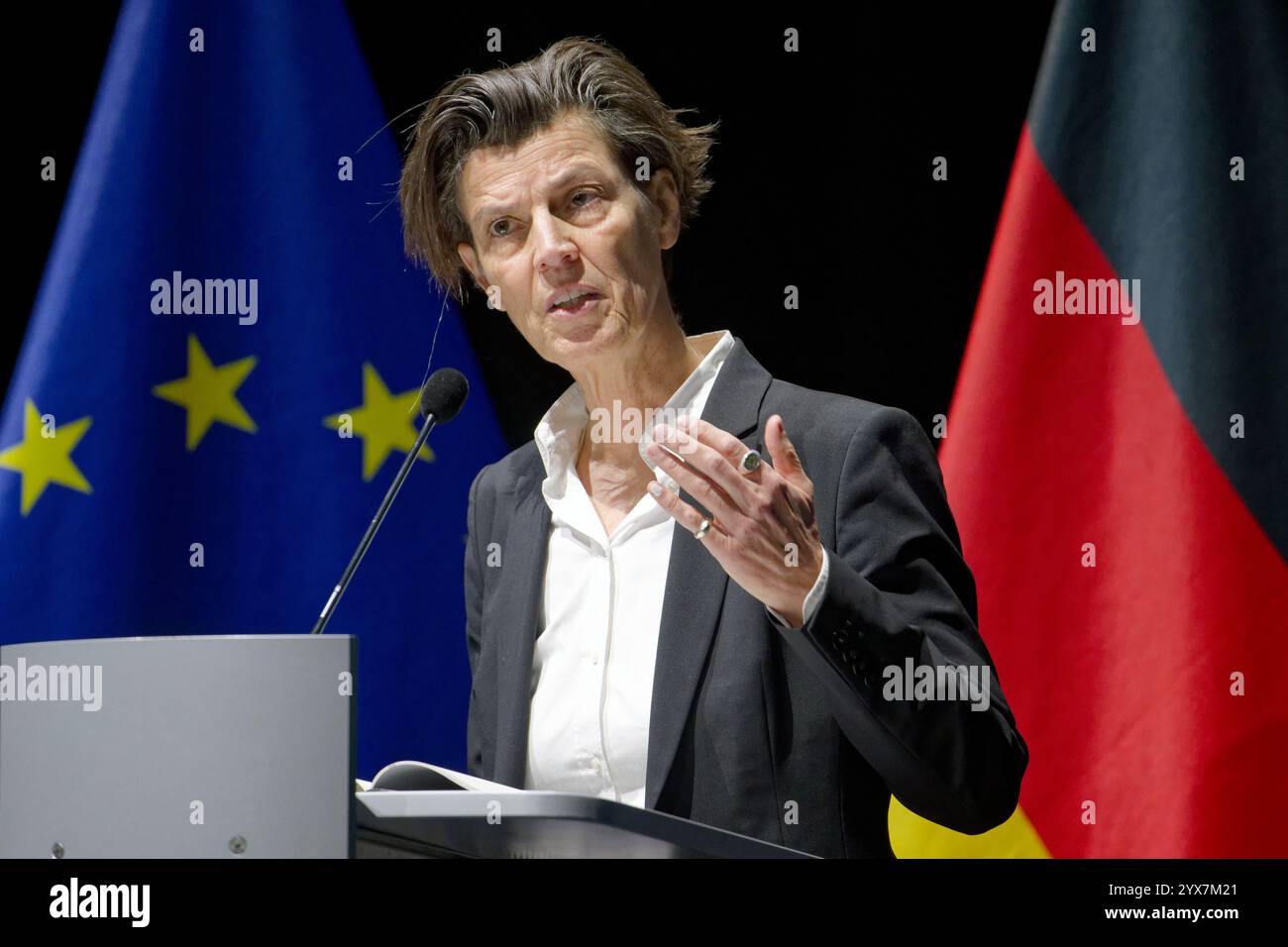 Duesseldorf, Germany. 14th Dec, 2024. Author Carolin Emcke will give ...