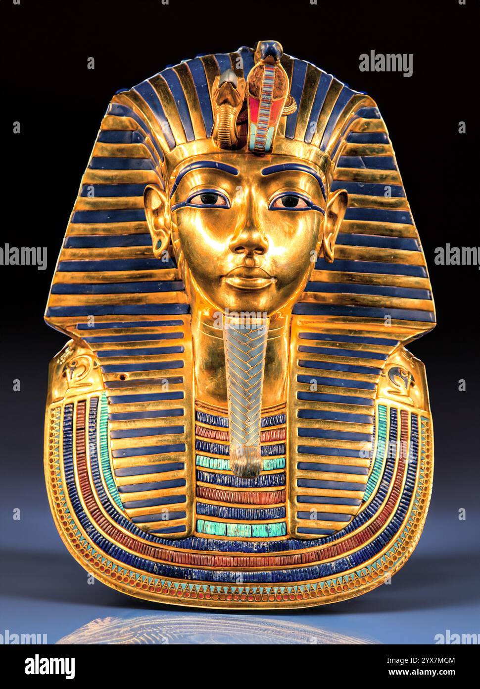 Egyptian pharaoh Tutankhamun's funeral mask. Ancient Egypt Stock Photo ...