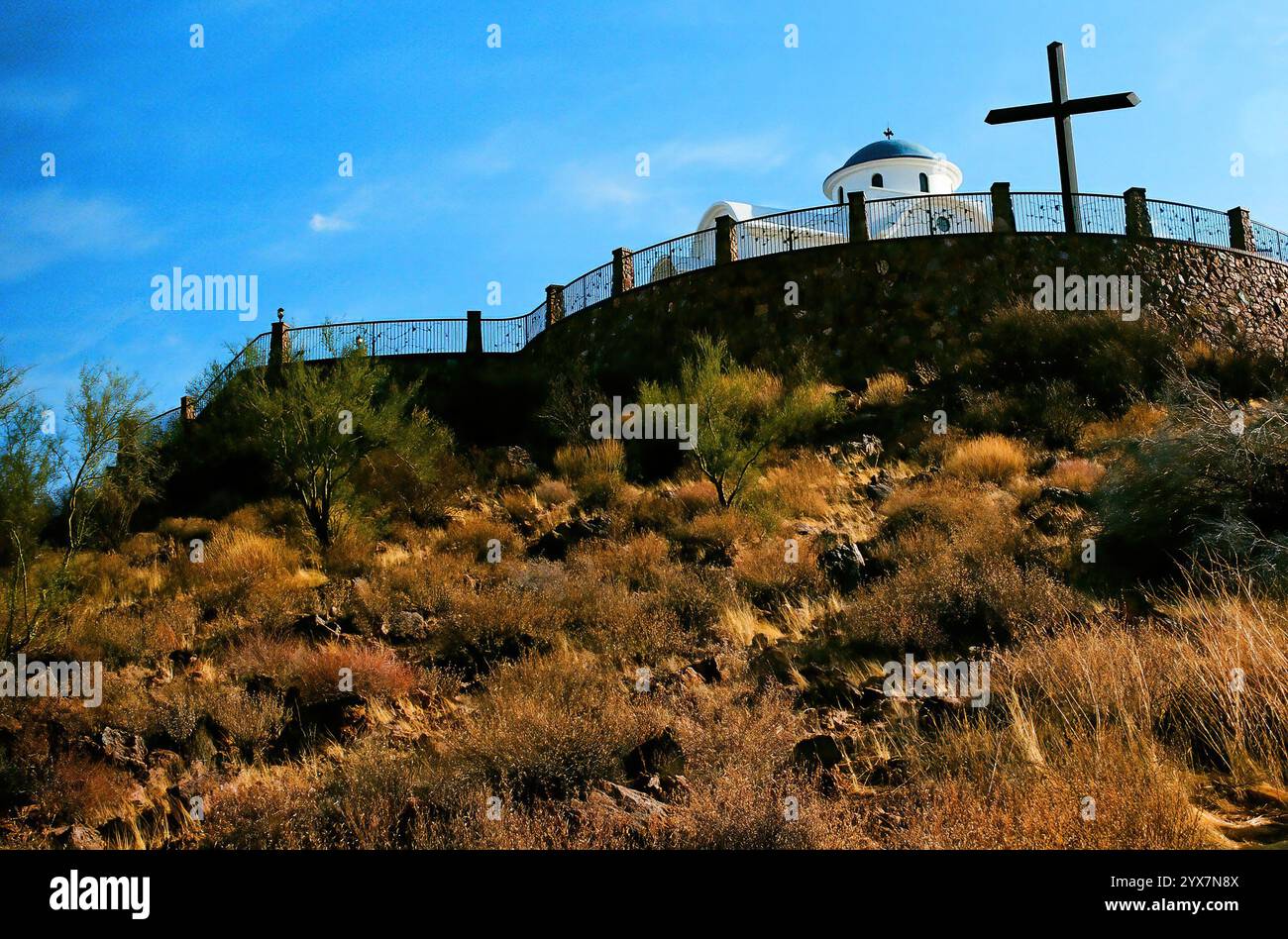 Film image of Greek orthodox chapel at St. Anthony's monastery in ...