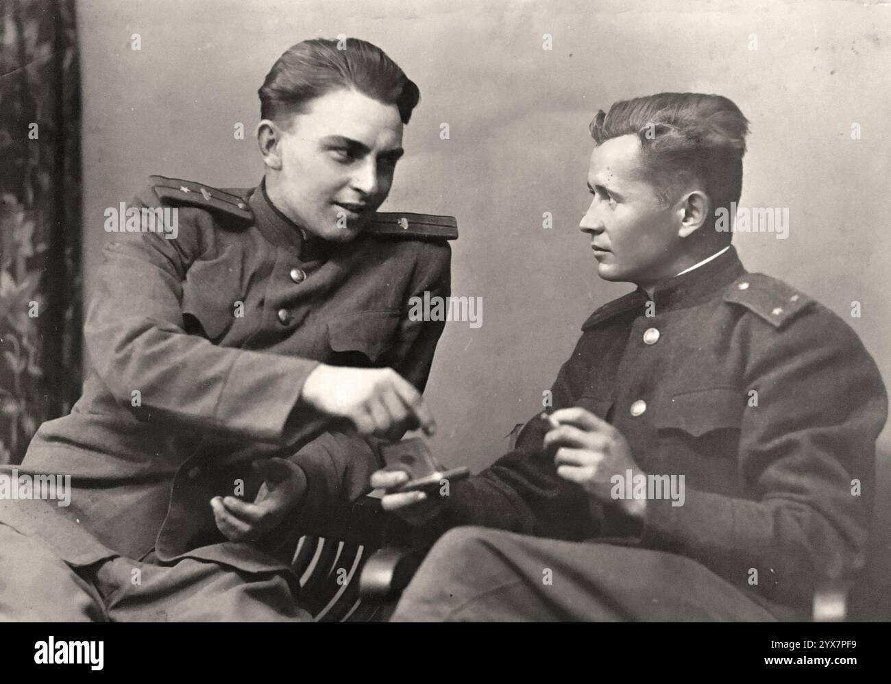 Russian veterans after World War II Stock Photo - Alamy
