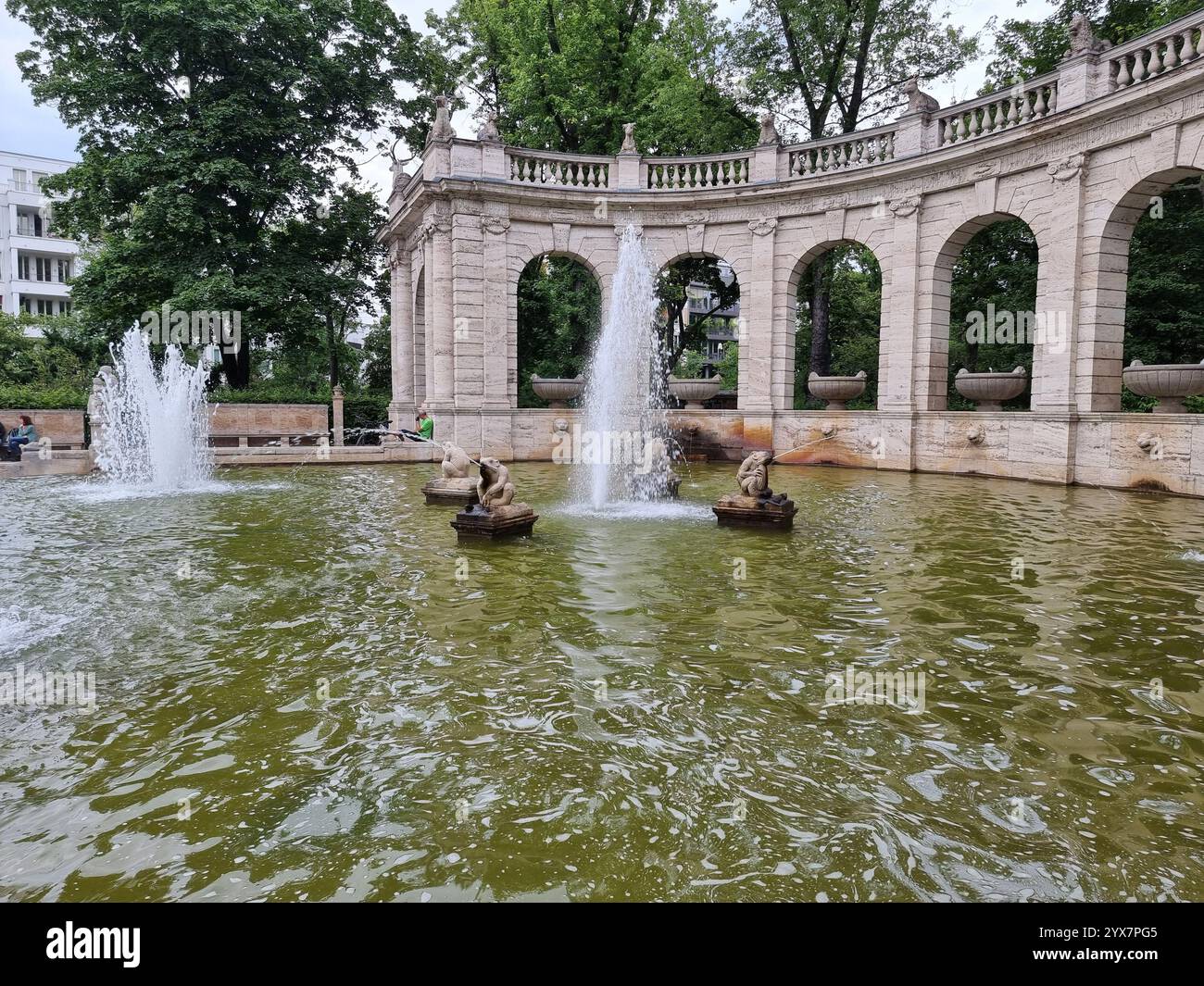 Fairy Tale Fountain (Märchenbrunnen) in Friedrichshain Park (Volkspark ...