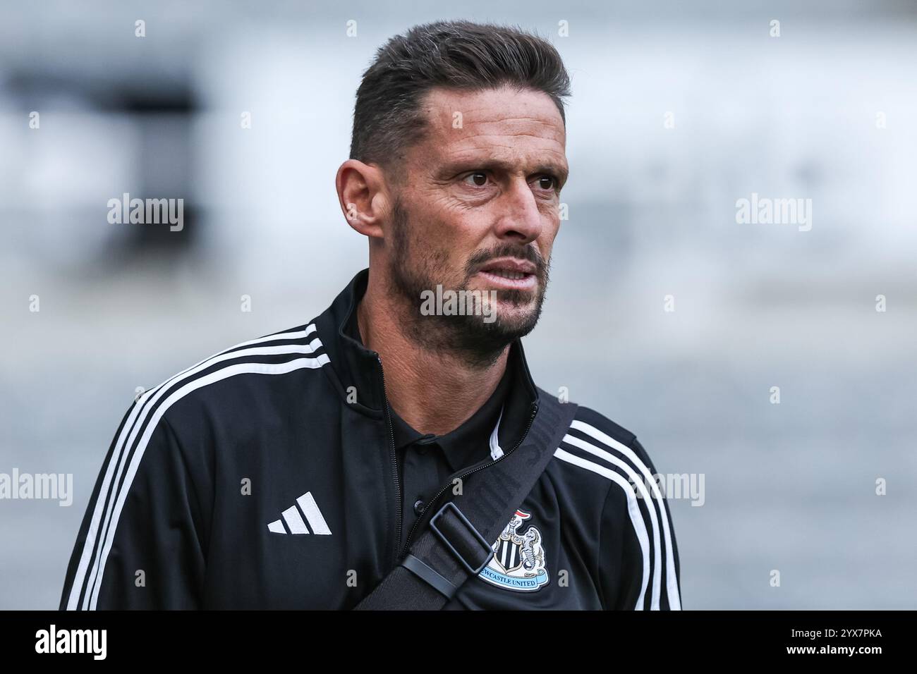Jason Tindall assistant manager of Newcastle United arrives during the ...
