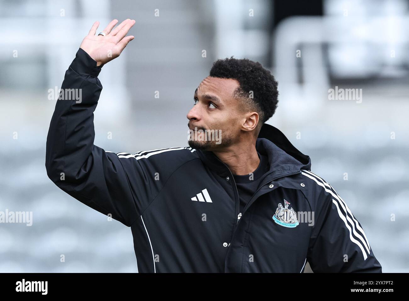 Jacob Murphy of Newcastle United arrives during the Premier League ...