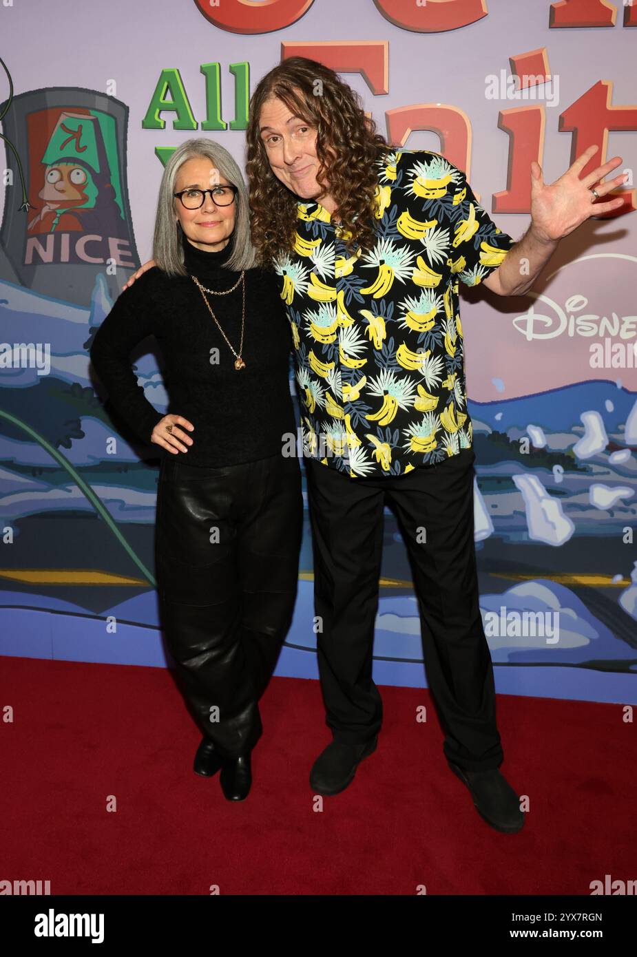 Los Angeles, Ca. 13th Dec, 2024. Suzanne Yankovic, Weird Al Yankovic at ...