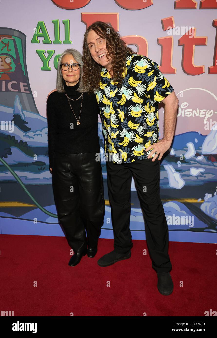 Los Angeles, Ca. 13th Dec, 2024. Suzanne Yankovic, Weird Al Yankovic at ...