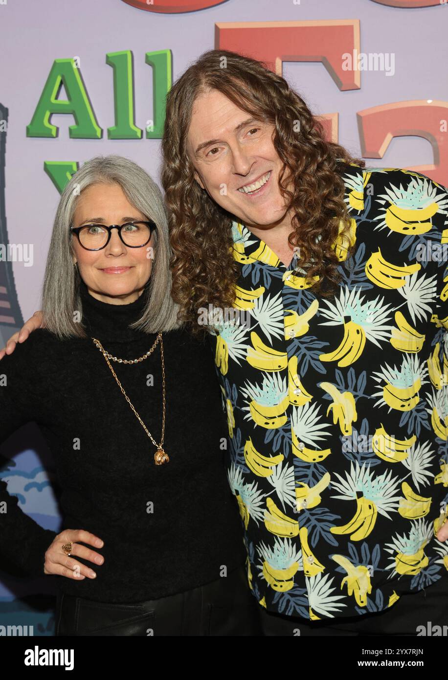 Los Angeles, Ca. 13th Dec, 2024. Suzanne Yankovic, Weird Al Yankovic at ...