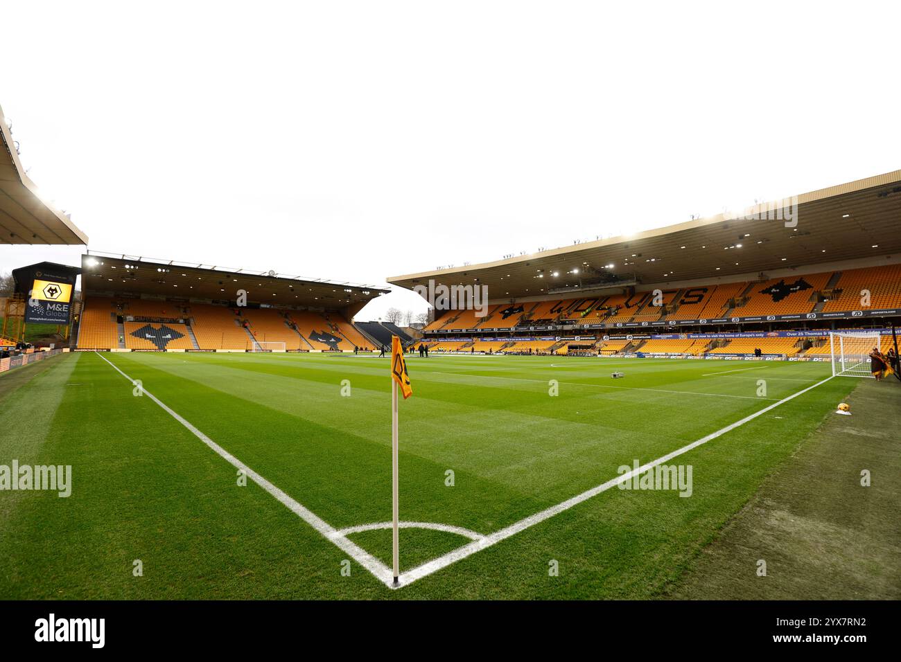 A view inside the ground before the Premier League match at Molineux ...
